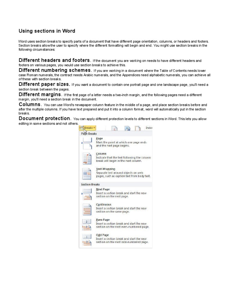 Lab 3 - MS Word (Part 3) | PDF | Page Layout | Microsoft Word