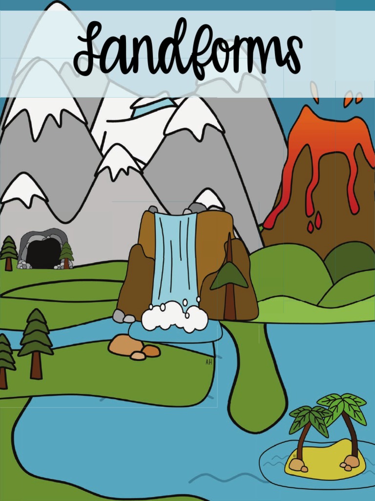 Landforms Clipart Kids