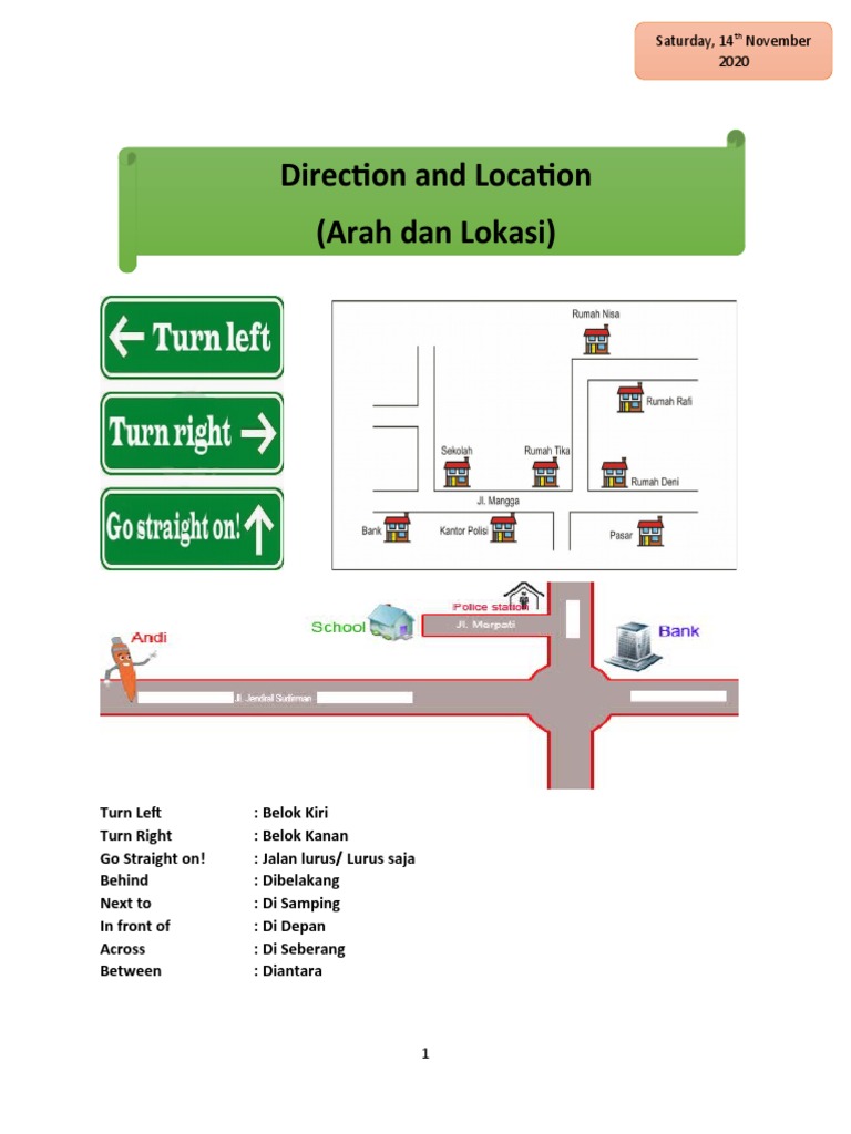 Direction and Location | PDF