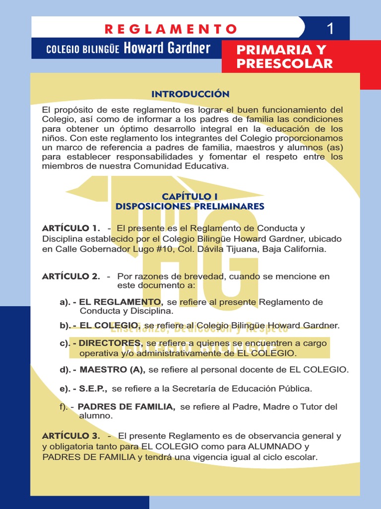 Reglamento Primaria y Preescolar 2019 Ok | PDF | Educación de la ...