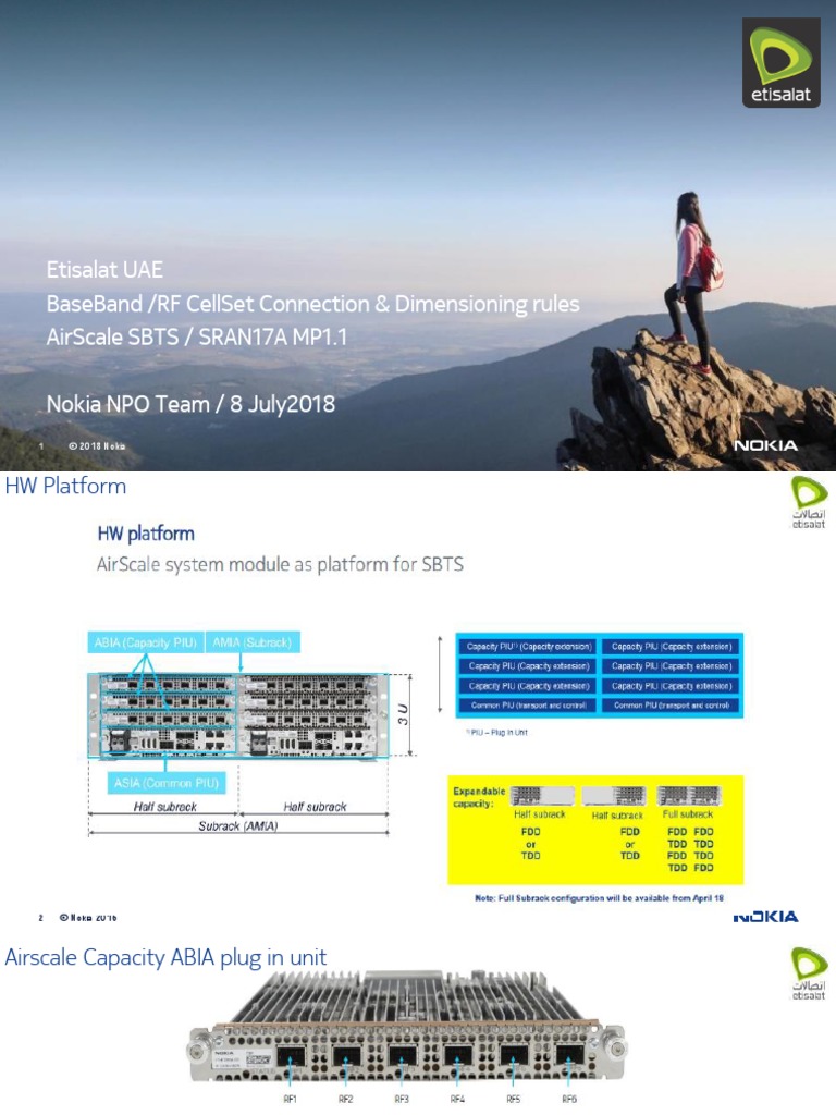 AirScale BB - CellSet Connection Rules - Ed02 | PDF ...