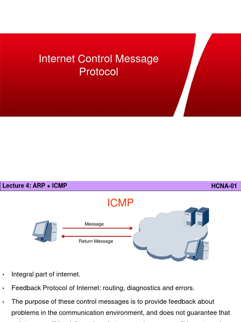 HCNA 4 (ICMP +ARP +transport Layer) | PDF | Transmission Control ...