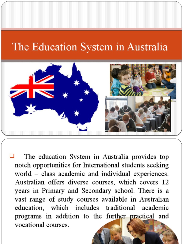 Overview of Australia's Education System | PDF | Educational Stages ...