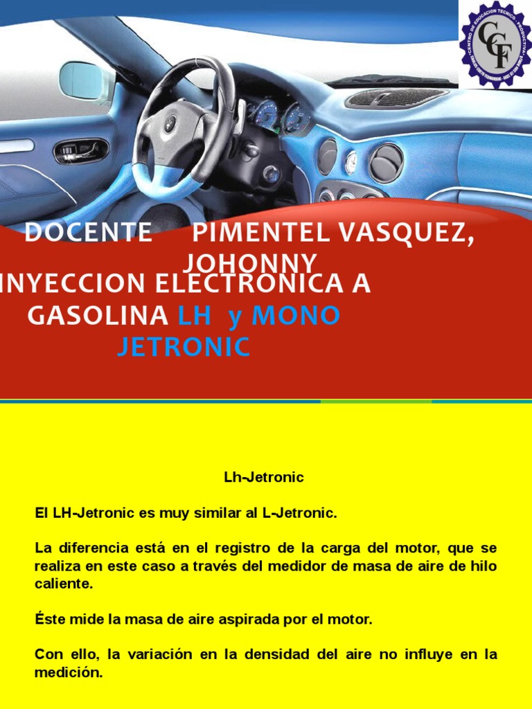 3 Sistemas de Inyección LH y Mono Jetronic | PDF