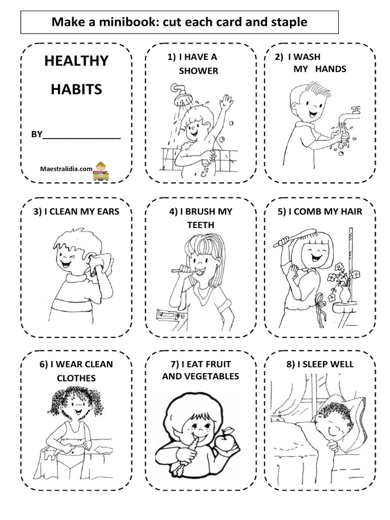 Healthy Habits MINI BOOK | PDF