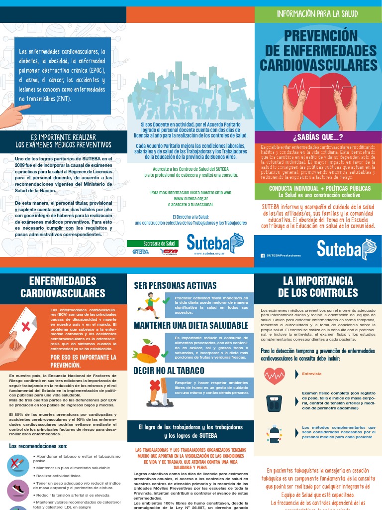 Enfermedades Cardiovasculares Medidas de Prevencion | PDF ...