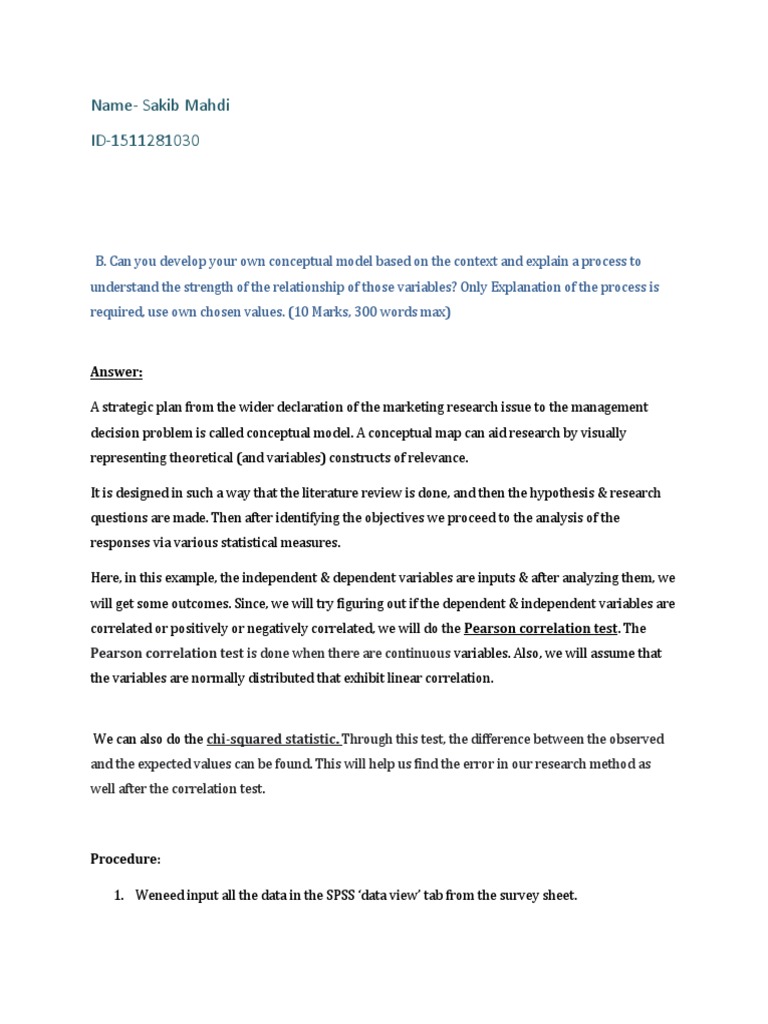 Answer (B) Sakib Mahdi 1511281030 | PDF | Career & Growth