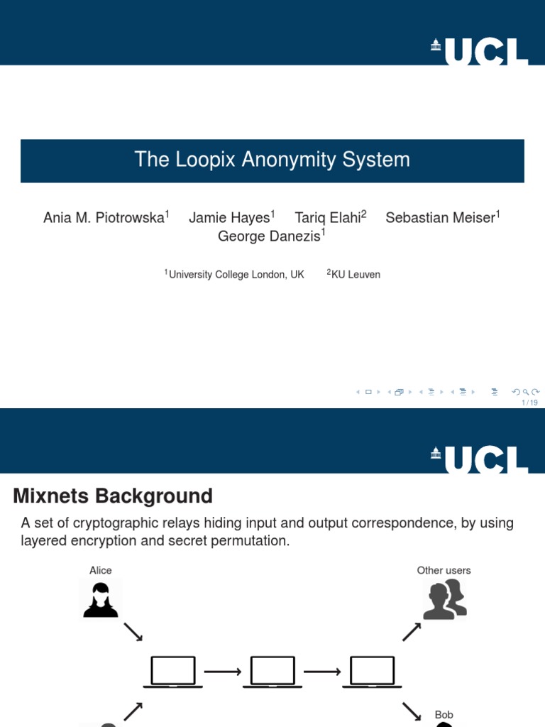 Balancing Latency, Traffic and Anonymity: The Loopix Anonymity System | PDF | Internet Protocols ...