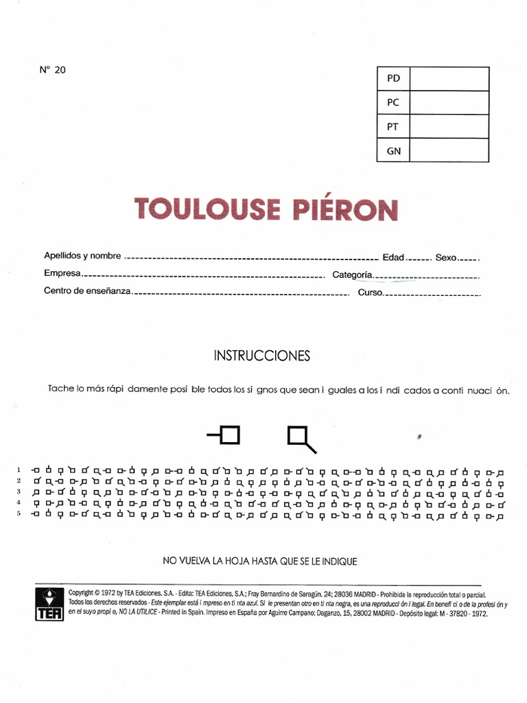 Cara de La Hoja de Respuesta | PDF