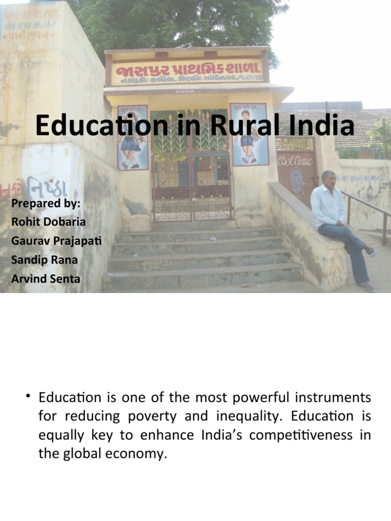 Education in Rural India | PDF