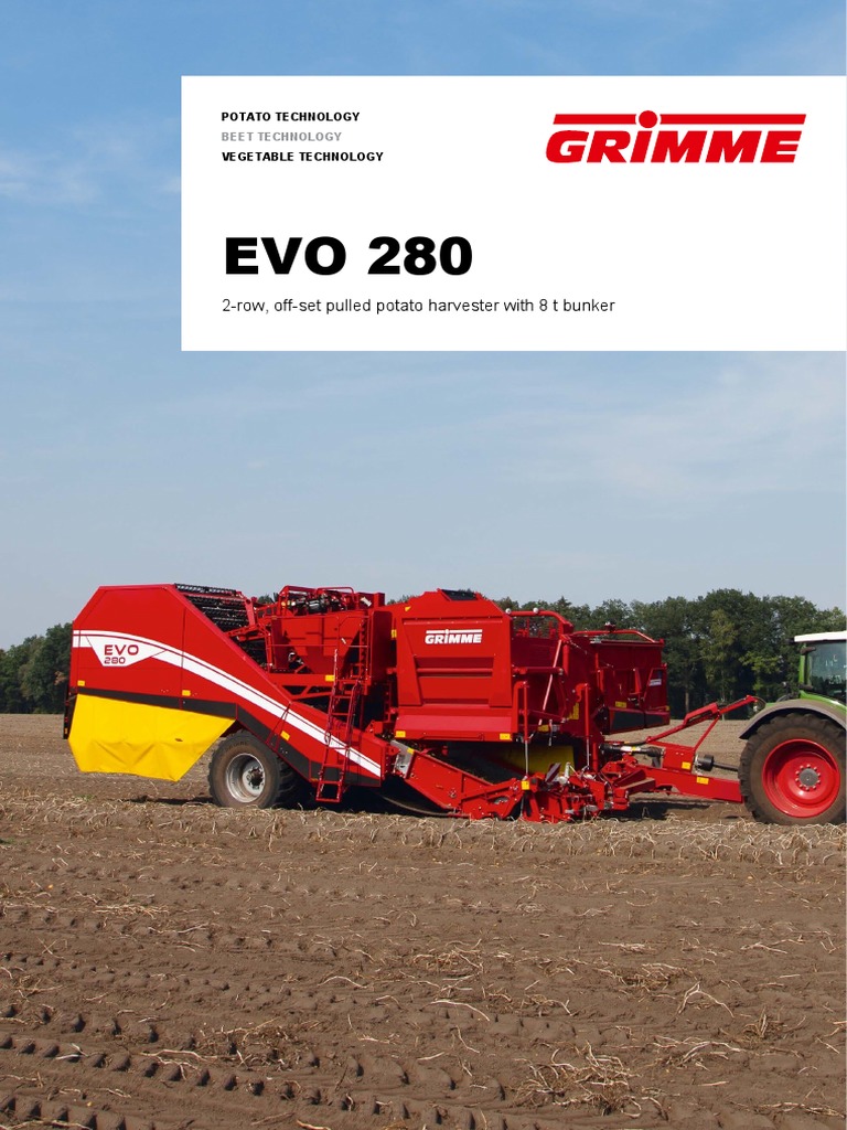 Grimme EVO 280 Potato Harvester Overview | PDF