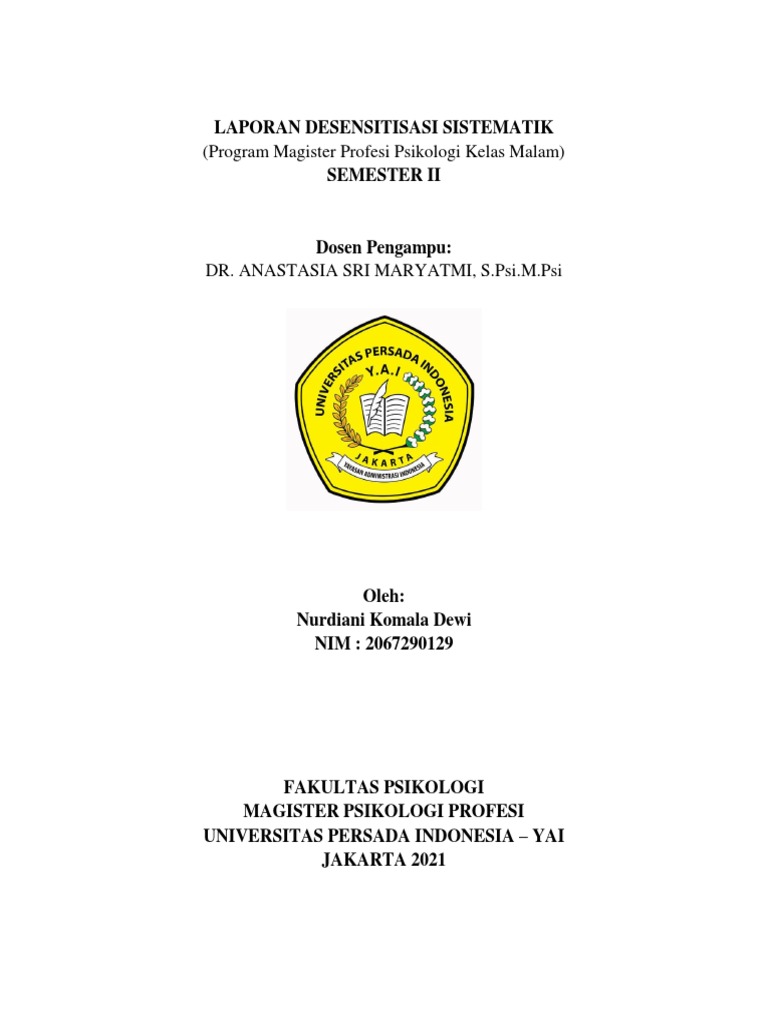 Teknik Desensitisasi Sistematis | PDF | Sains & Matematika