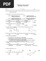 Grade 9 Math Third Quarter Examination | PDF | Rectangle | Elementary ...