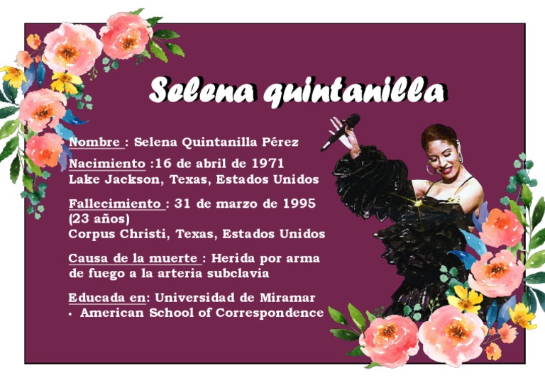 Selena Quintanilla | PDF