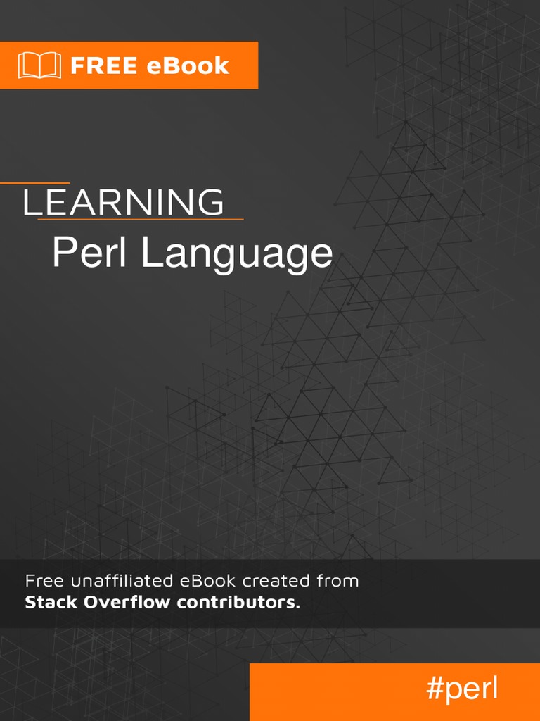 Perl Language | PDF | Perl | Regular Expression Perl Language | PDF | Perl | Regular Expression