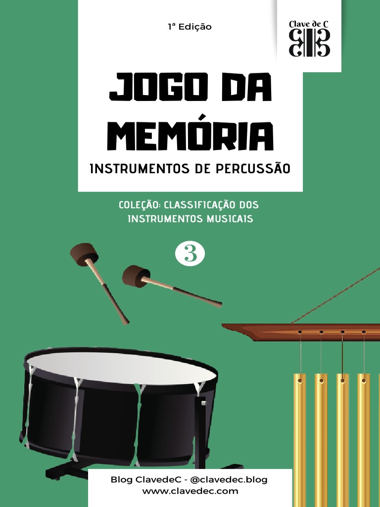 03 Jogo Da Memória - Coleção Classe Dos Instrumentos Musicais | PDF ...