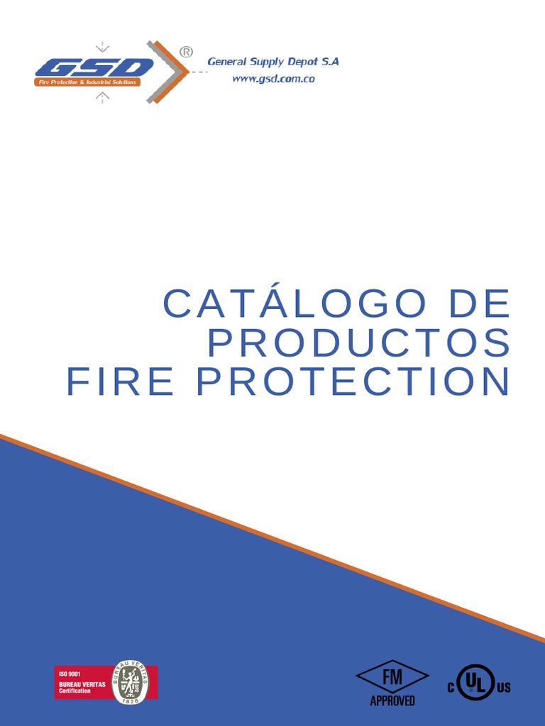 Catálogo de Productos Fire Protection | PDF | Sistema de rociadores ...