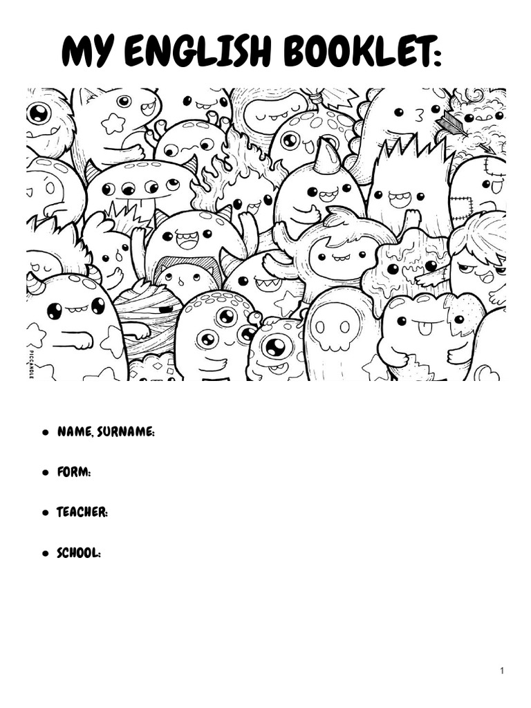 MY ENGLISH BOOKLET - .PDF Versión 1 | PDF