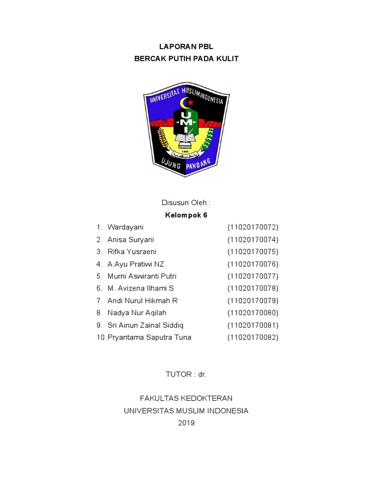 Modul Bercak Putih Pada Kulit | PDF | Pengembangan Diri | Sains ...