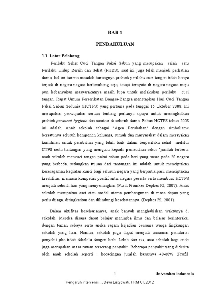 Bab 1 Pendahuluan | PDF