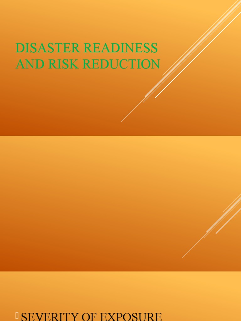 DISASTER READINESS and RISK REDUCTION LESSON 1 | PDF | Natural ...