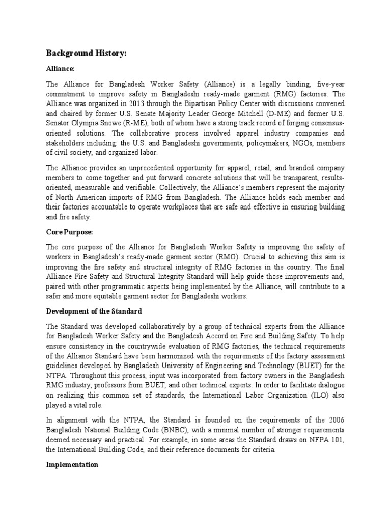Background History:: Alliance | PDF | Policy | Economies
