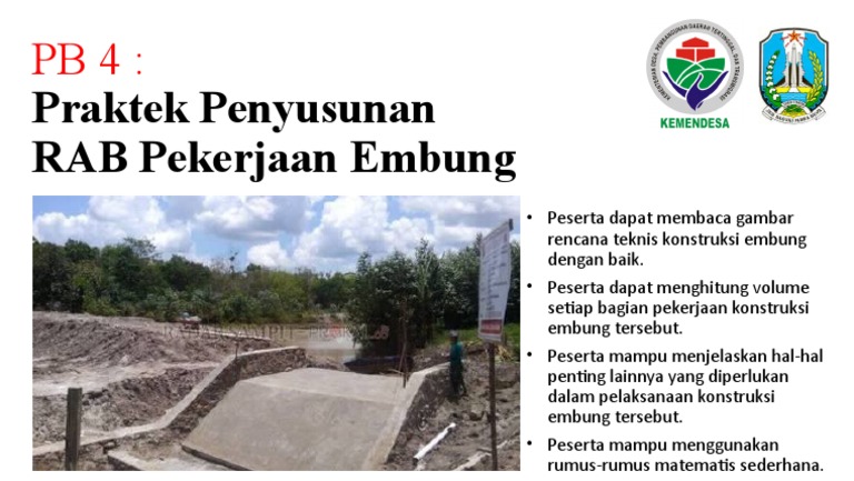 PB 4 Praktek Penyusunan Rab Embung | PDF | Seni | Komputer