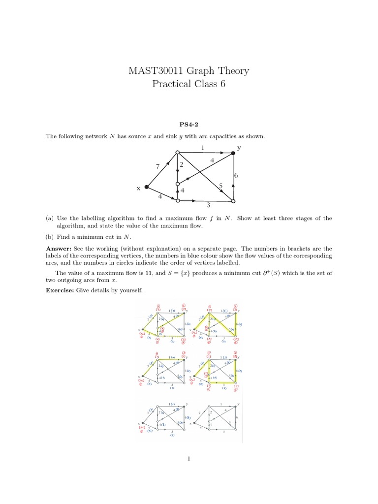 Group Theorem Questions | PDF | Vertex (Graph Theory) | Eigenvalues And Eigenvectors