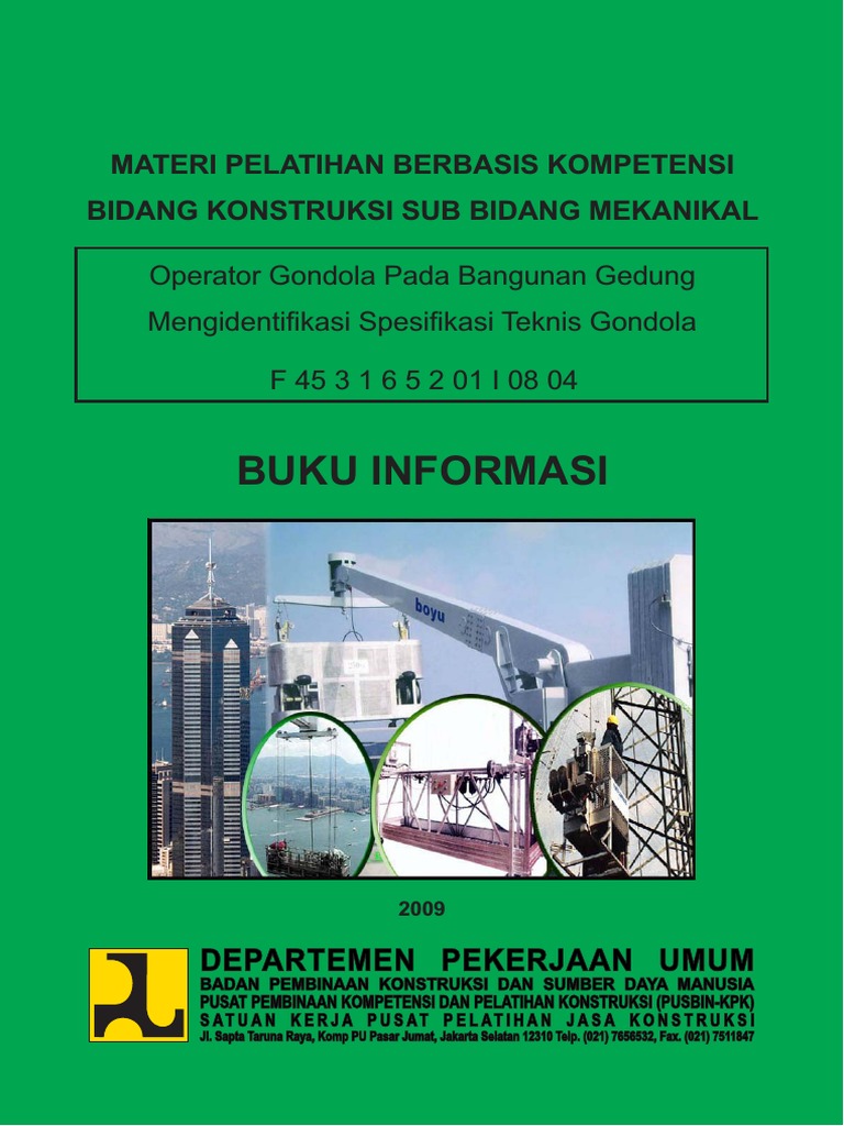 2009-04-Mengidentifikasi Spesifikasi Teknis Gondola | PDF