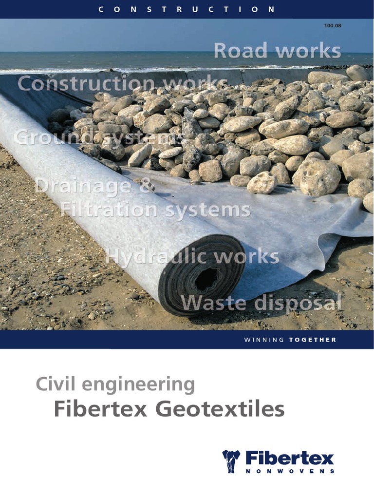 Constructing With Fibertex Geotextiles | PDF | Drainage | Road