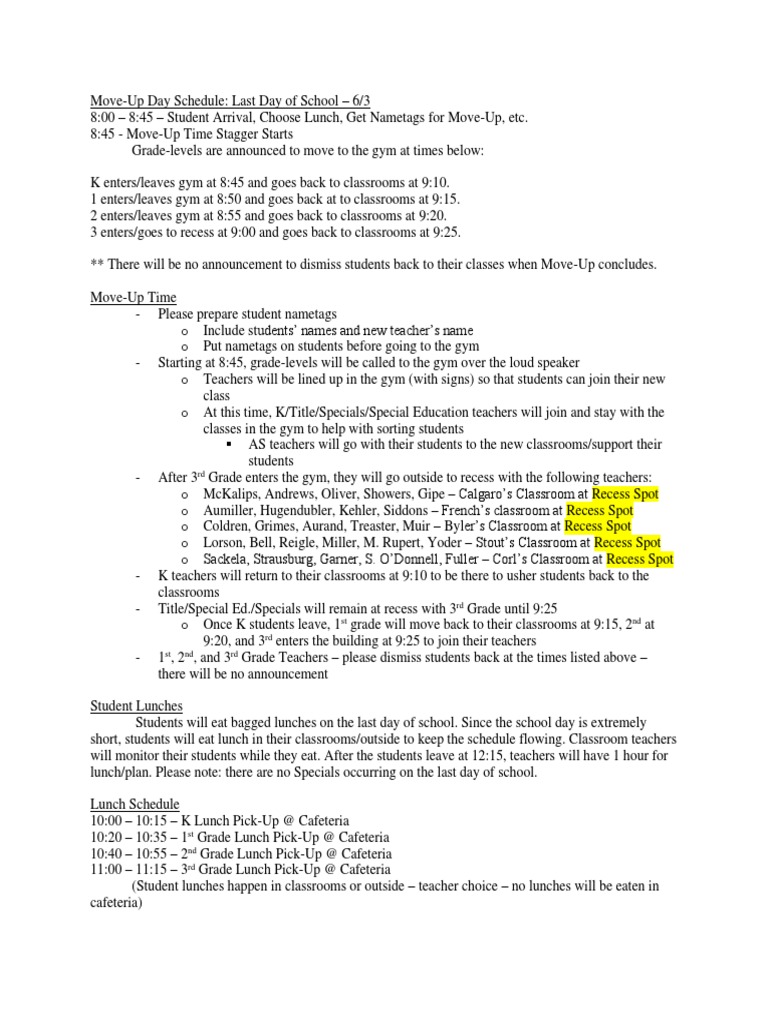 Move Up | PDF | Classroom | Home