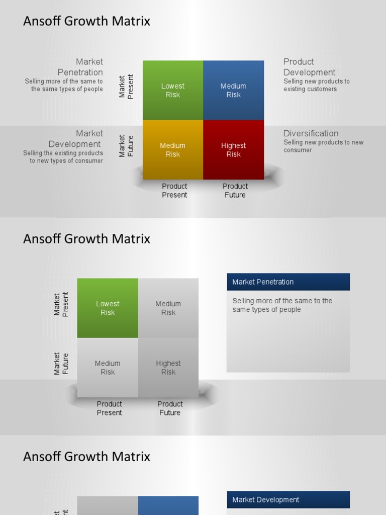 6481 01 Ansoff Growth Matrix | PDF | Marketing Strategy | Public Sphere