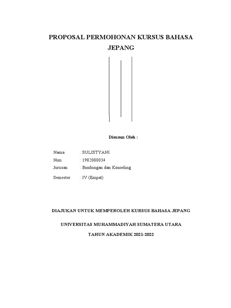 Contoh Proposal Kursus | PDF