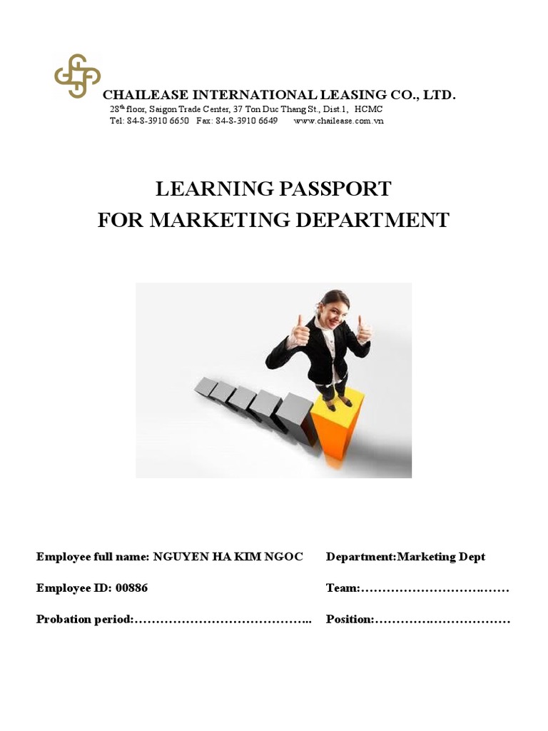 Learning Passport - MKT (2021) | PDF | Packaging And Labeling | Lease