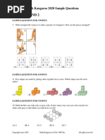 Math Kangaroo Practice Problems (Grades 1-8) | PDF | Geometry ...