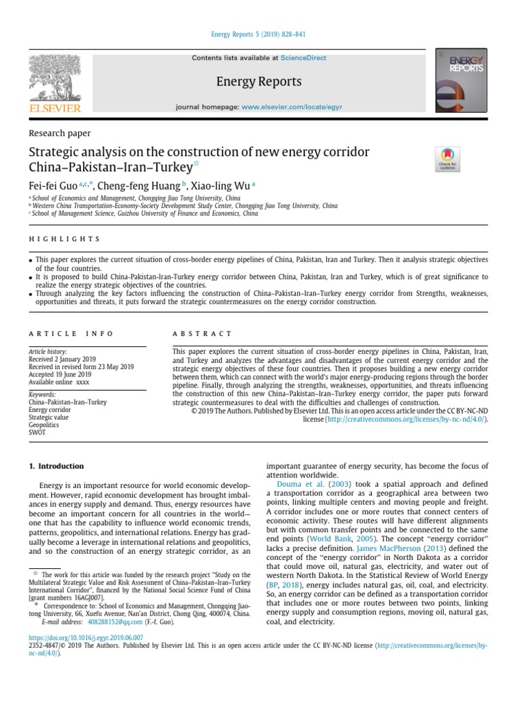 Fei Fei Guo | PDF | Strait Of Malacca | Petroleum