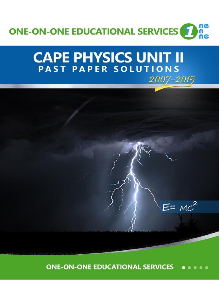CAPE Physics Unit 2 Answers | PDF