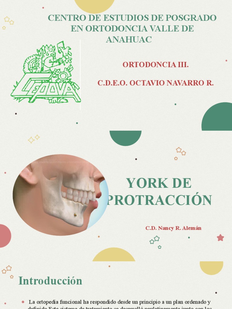 York de Protraccion | PDF | Articulación | Anatomía humana