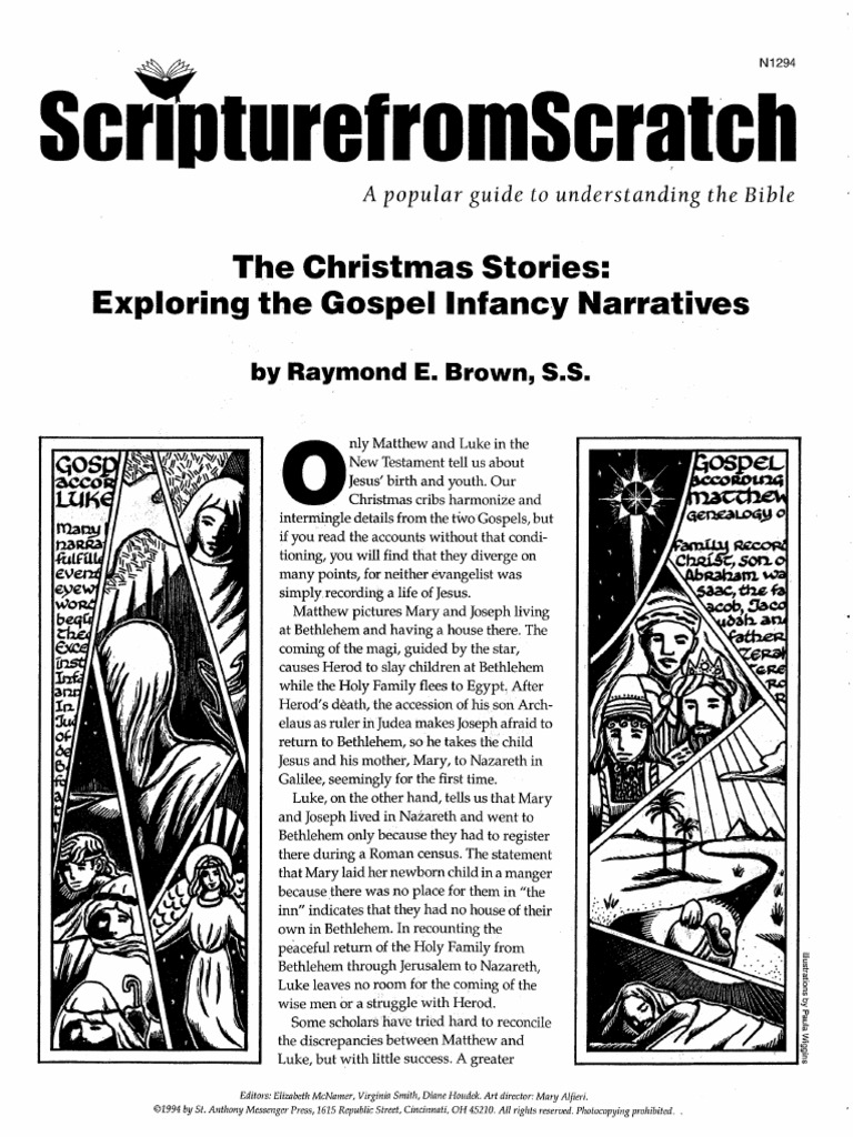 Understanding the Infancy Narratives | PDF | Gospel Of Matthew ...