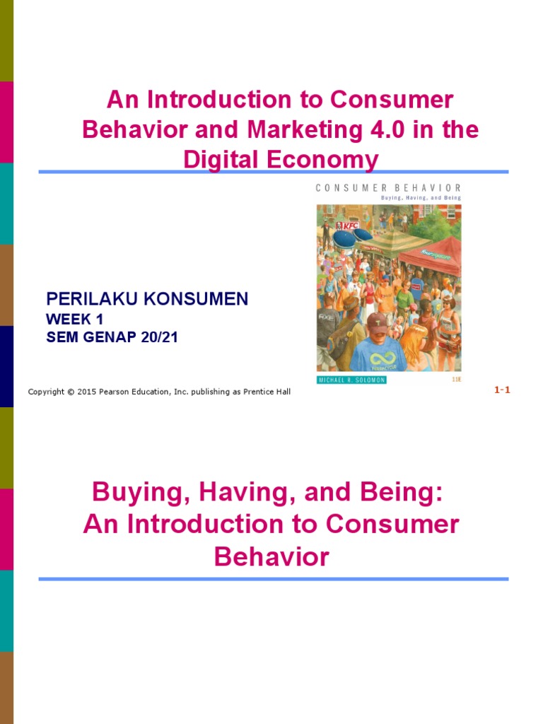 WEEK 1-Pengantar Perilaku Konsumen Dan Pemasaran 4.0 Di Ekonomi Digital | PDF | Consumer ...