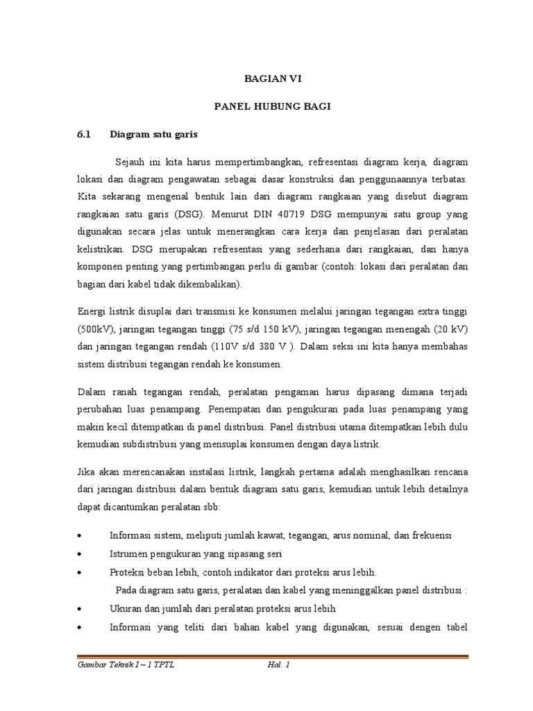 MODUL III - Papan Hubung Bagi (PHB) - Rev | PDF