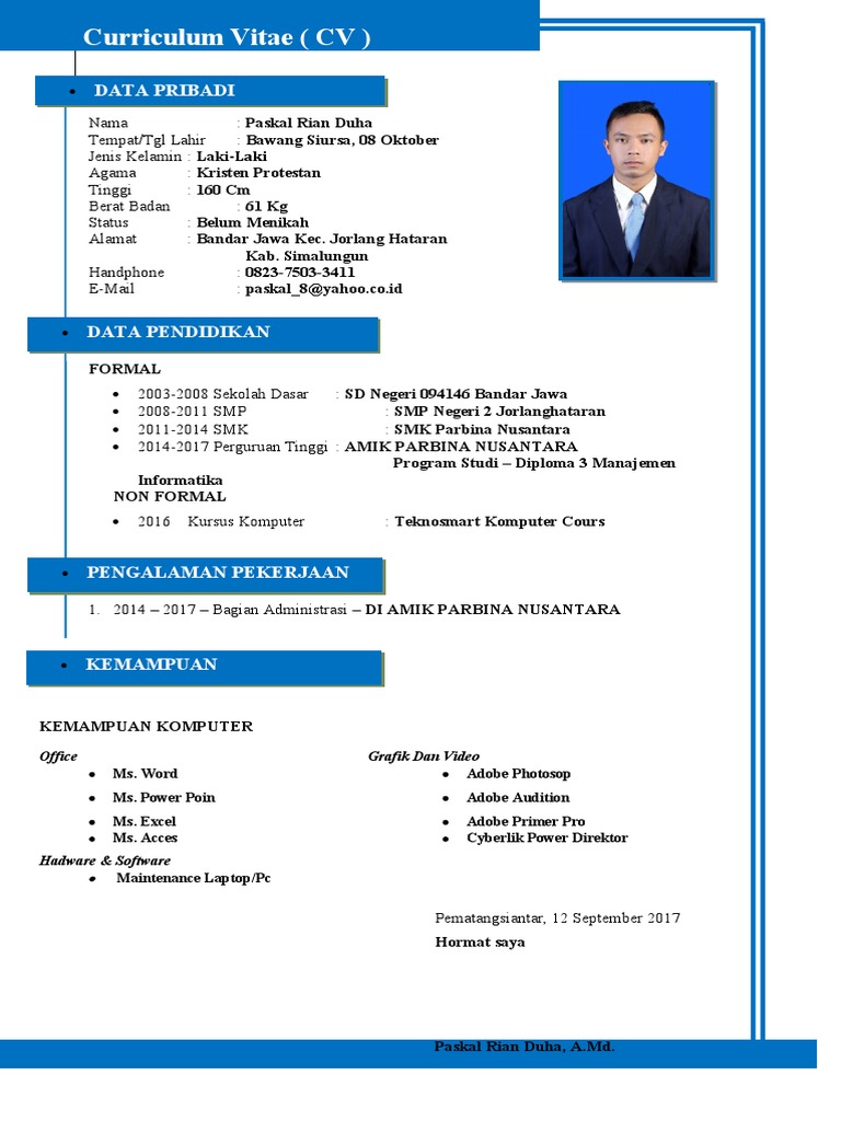 Curriculum Vitae 4 | PDF