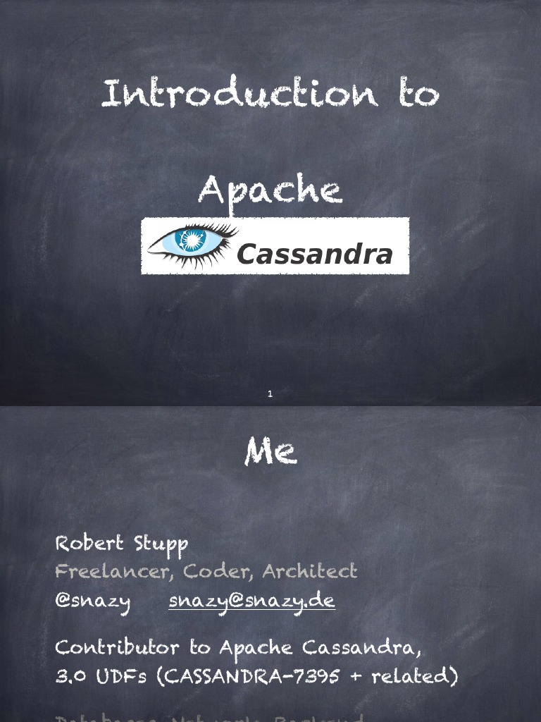 Cassandra Introduction | Download Free PDF | Relational Database | Software Design