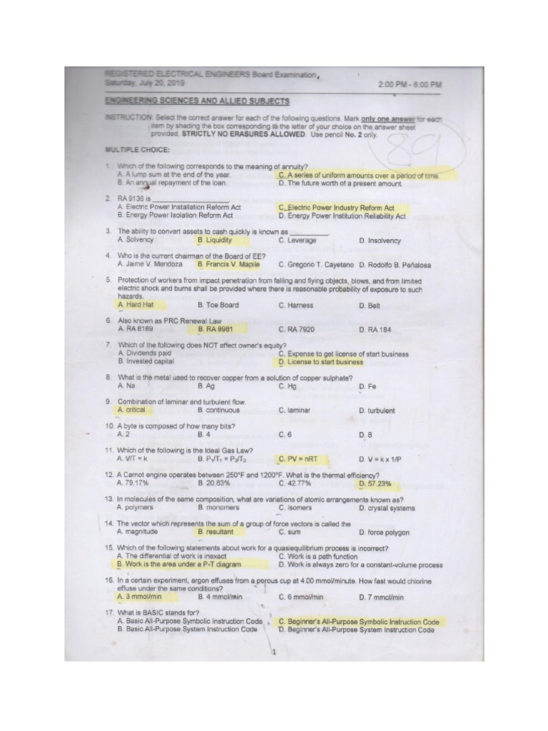 ESAS July 20 2019 | PDF