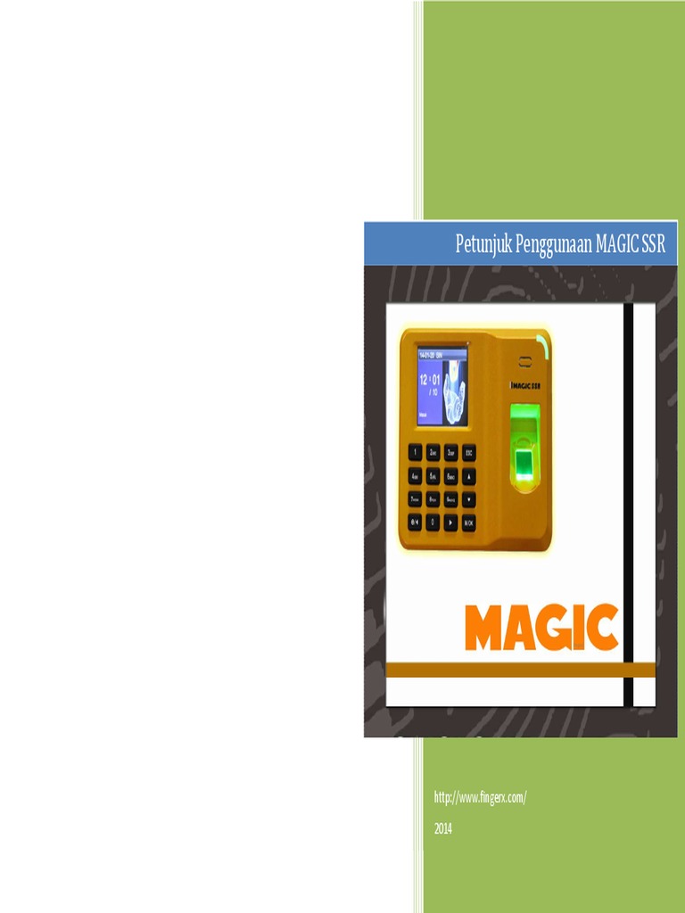 Petunjuk Penggunaan MAGIC SSR | PDF