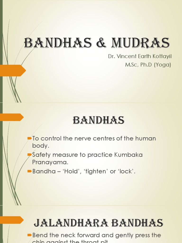 Bandha and Mudras | PDF | Stomach | Yoga