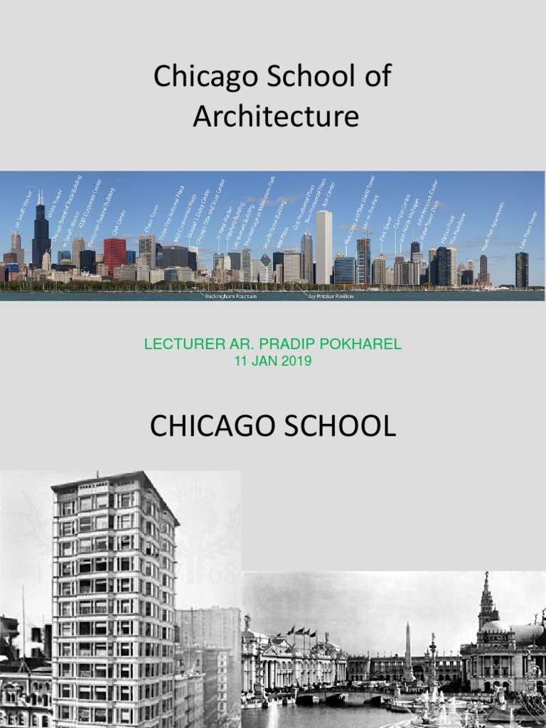 Chicago School of Architecture Overview | PDF | Architectural Elements ...
