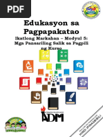 G7 - MODYUL9 - ANG KAUGNAYAN NG PAGPAPAHALAGA AT BIRTUD (Autosaved) | PDF