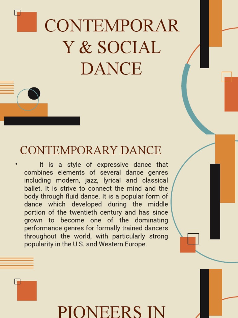 Contemporary Social Dance 101 | PDF | Ballet | Dances