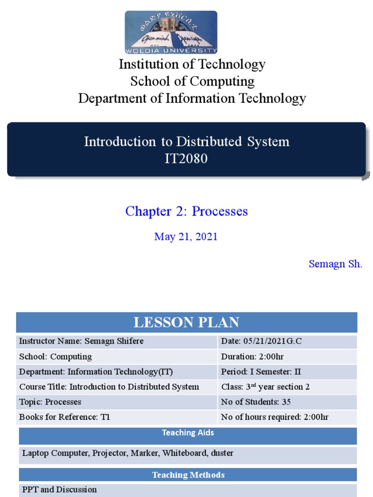 Processes And Threads In Distributed Systems An Introduction To Concurrency And Parallelism In